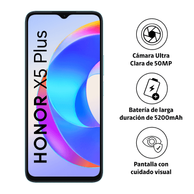 HONOR X5 Plus - Características y Precio - Tienda Claro - Tienda Claro